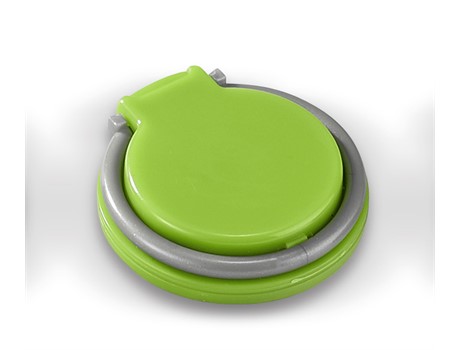 Coil-Ring Grip & Phone Stand – Brand Stamp